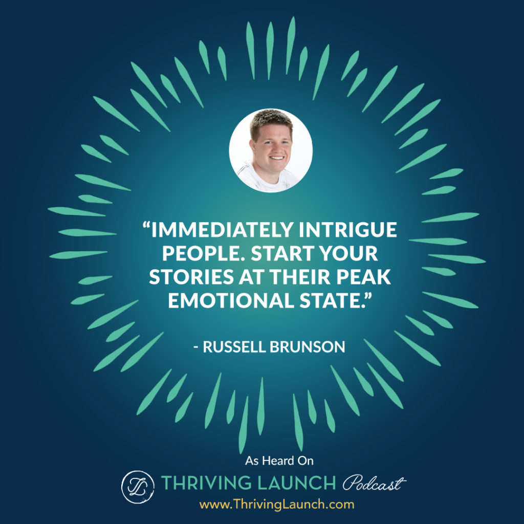 Sales Funnel Stages - Russell Brunson - Thriving Launch Podcast